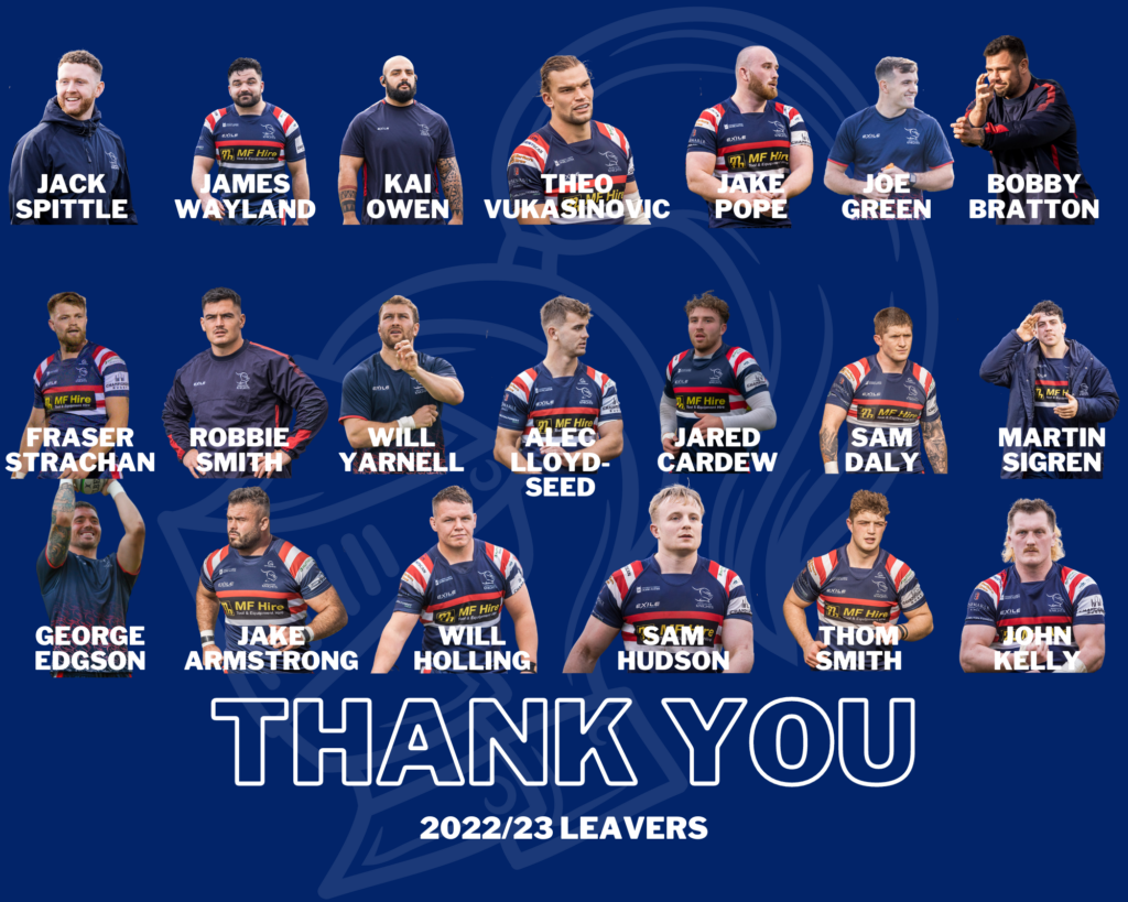 Doncaster Knights 2022/23 Leavers - Doncaster Knights