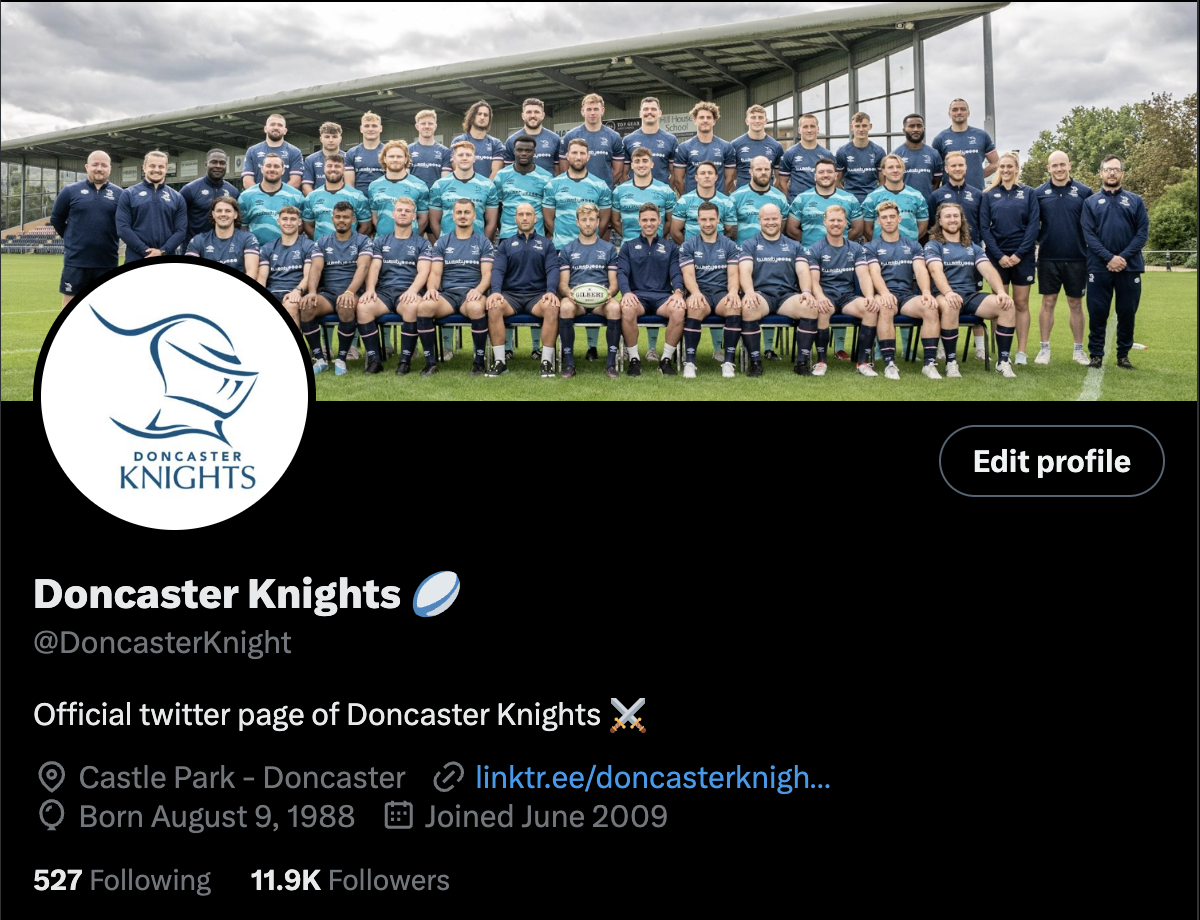 Doncaster Knights Rugby Football Club | The most promoted team in Rugby