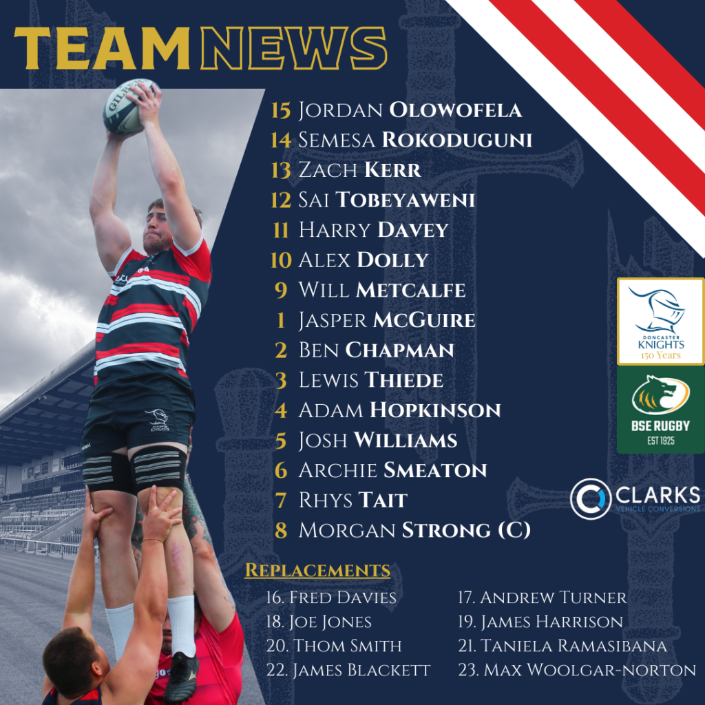 Bury St Edmunds Team News and Preview! - Doncaster Knights