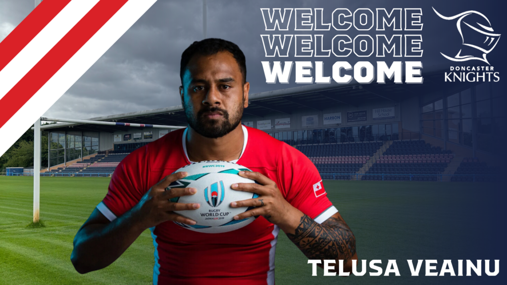 Tonga international Telusa Veainu becomes a Knight! - Doncaster Knights