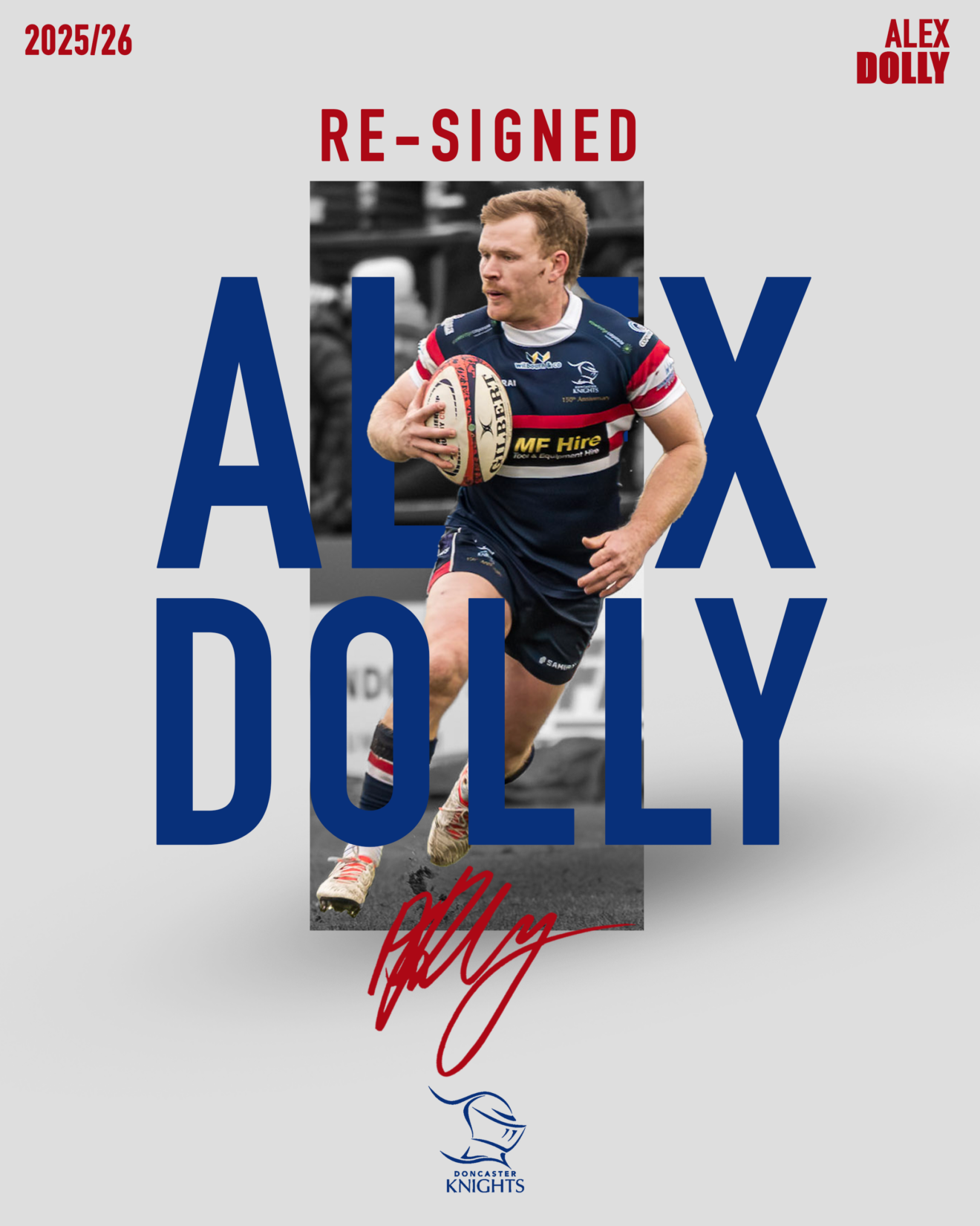 Scrum half, Alex Dolly re-signs for 2025/26 - Doncaster Knights