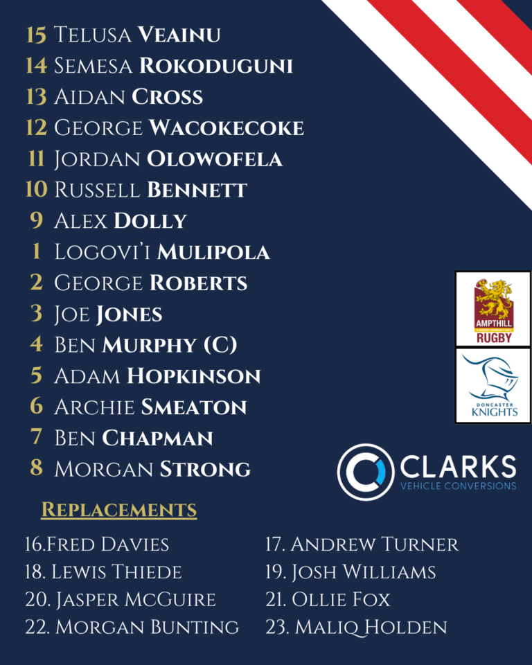 TEAM NEWS - final Knights squad for 2024/25 - Doncaster Knights