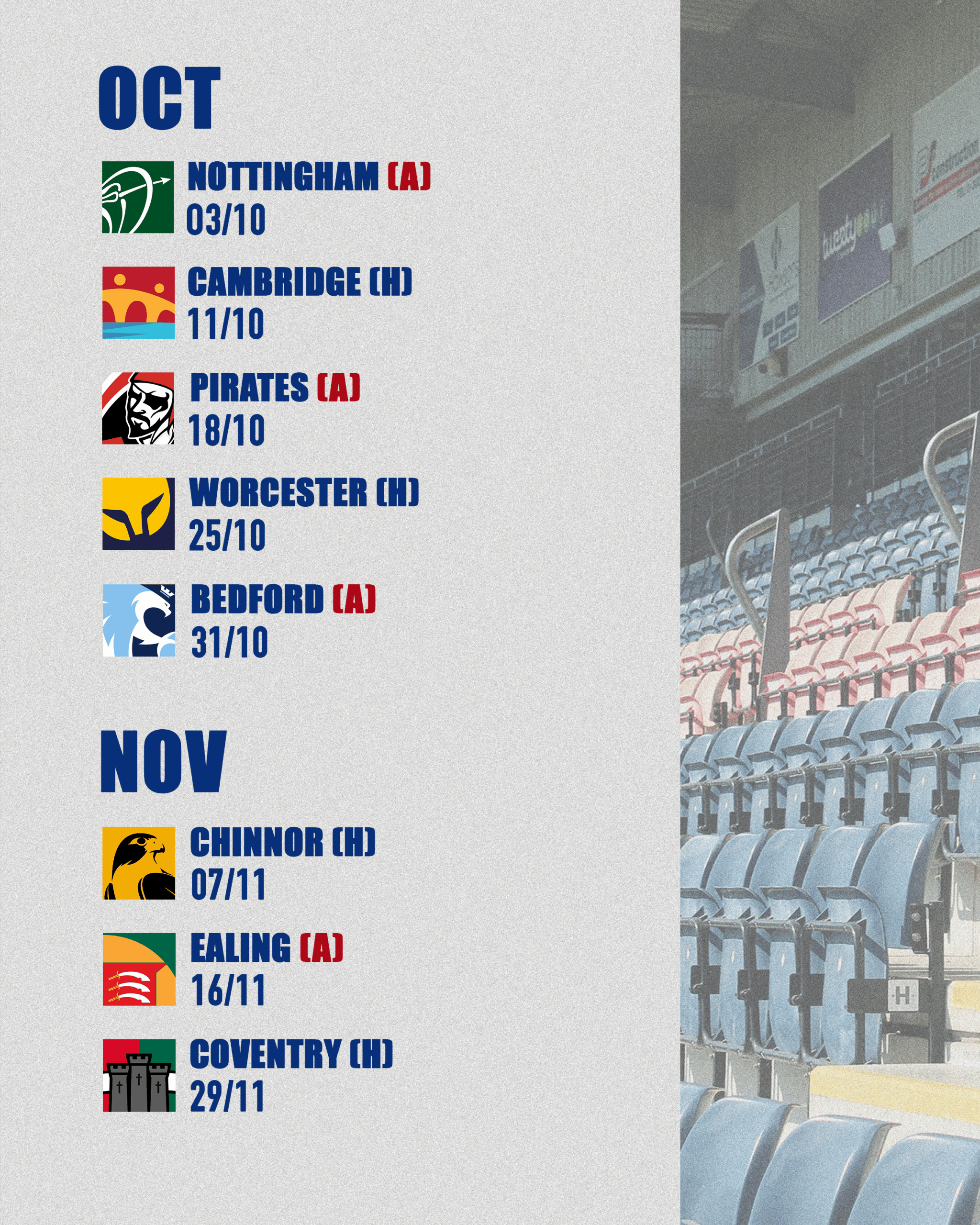 2025/26 Champ Rugby fixtures announced - Doncaster Knights