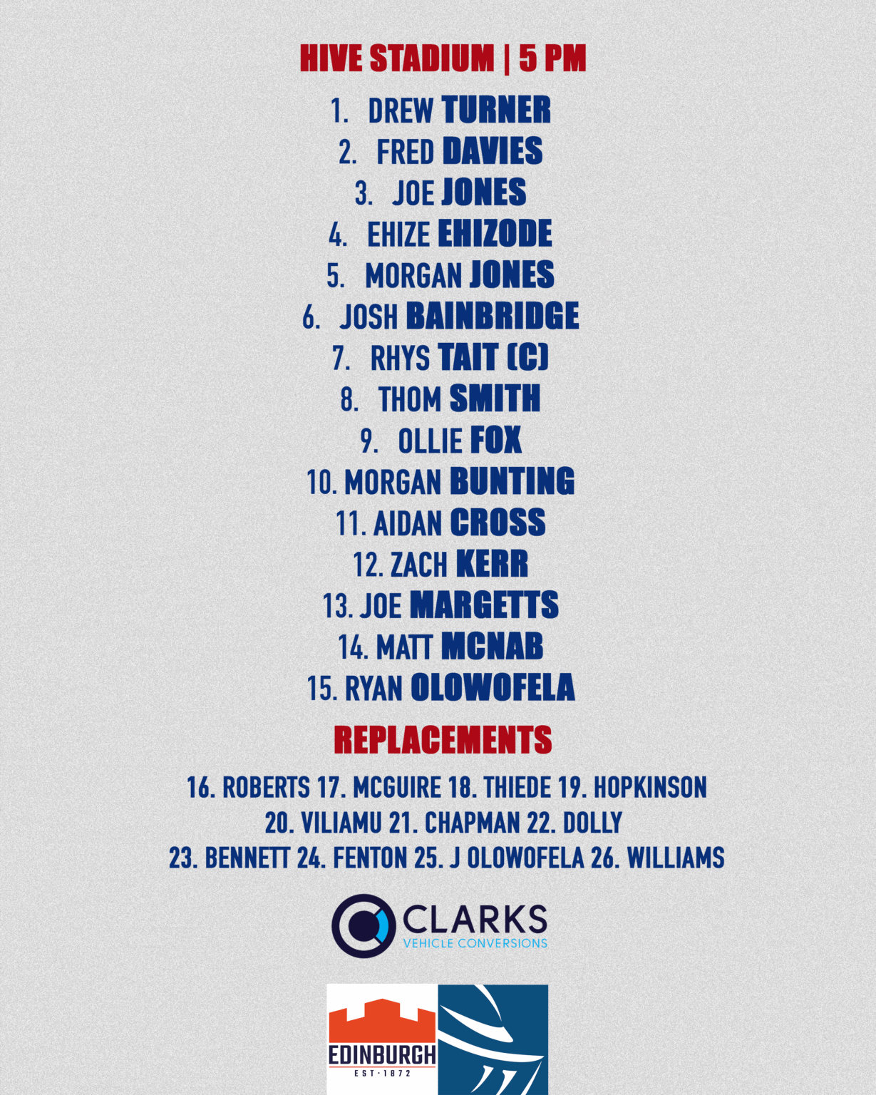 TEAM NEWS: first knights squad of the season named - Doncaster Knights