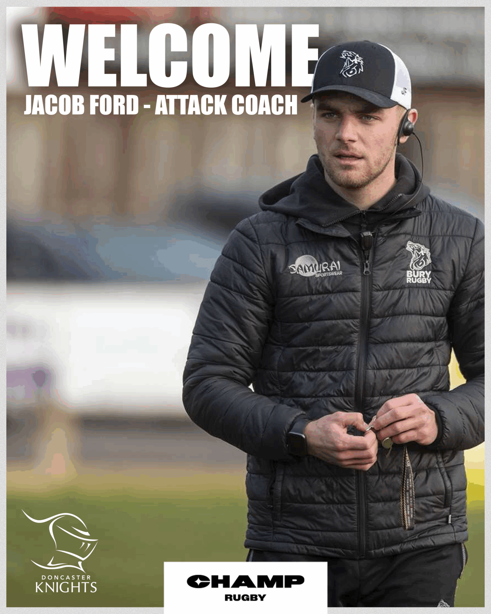 Doncaster Knights Appoint Jacob Ford as Attack Coach - Doncaster Knights