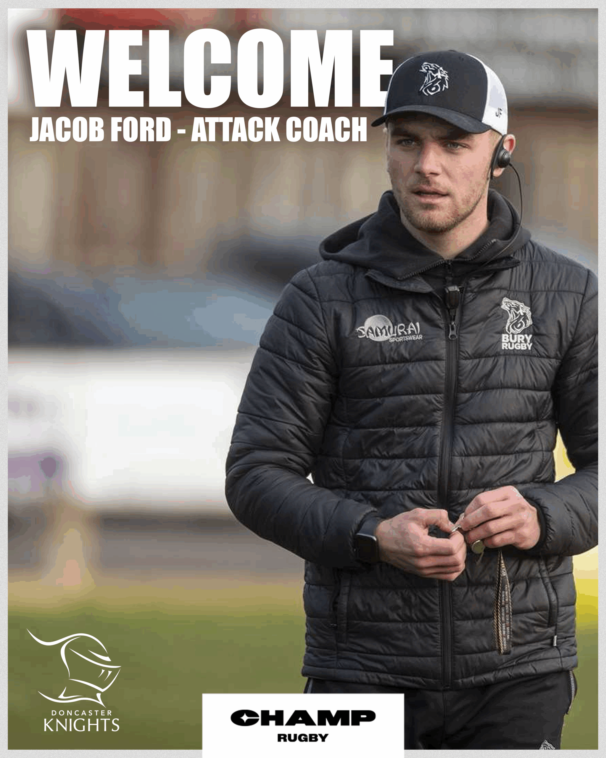 Doncaster Knights Appoint Jacob Ford as Attack Coach - Doncaster Knights