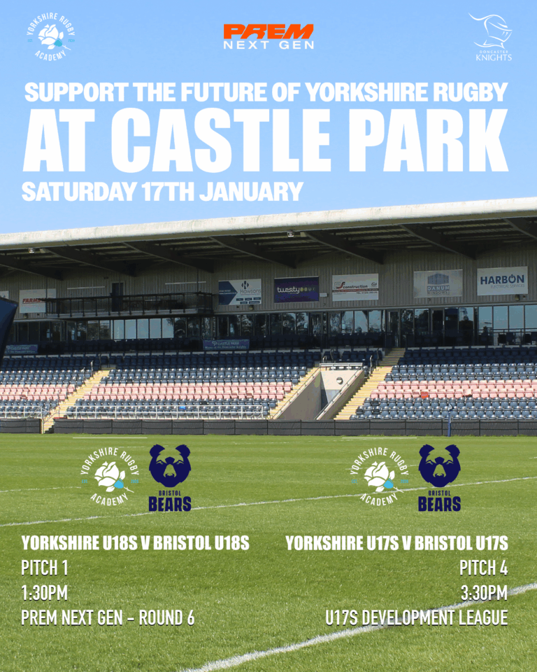 Castle Park to host Yorkshire Academy double header v Bristol Bears ...